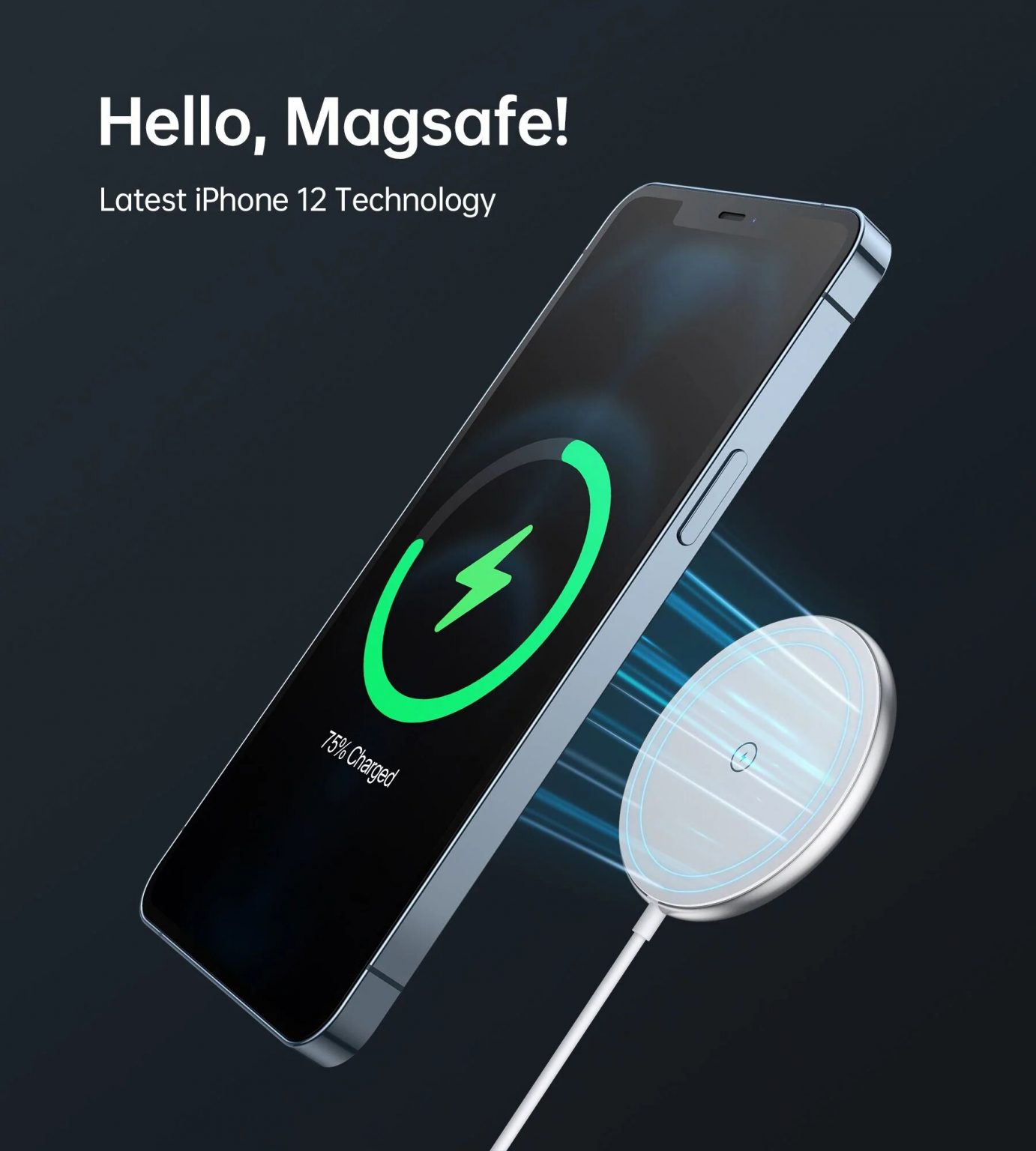 Cargador iPhone «MagSafe» Original (20w) – Appolo Viracel